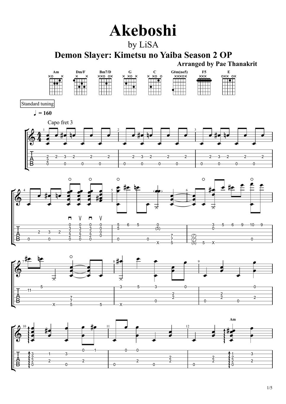Demon Slayer: Kimetsu no Yaiba Season 2 OP - Akeboshi TAB by LiSA