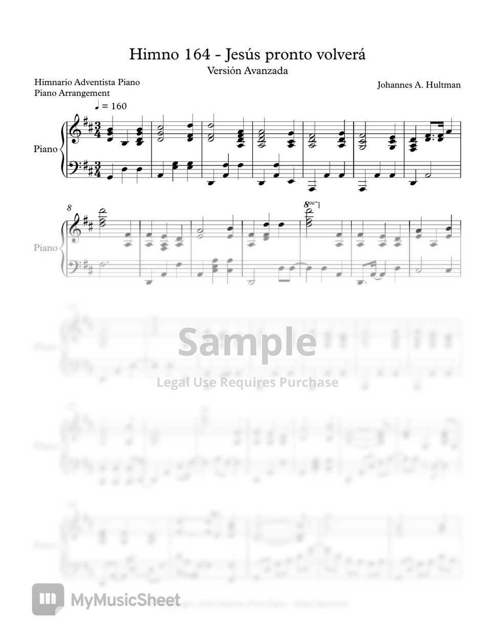 Himnario Adventista - Jesús pronto volverá - Avanzado (Himno 164) 악보 by ...