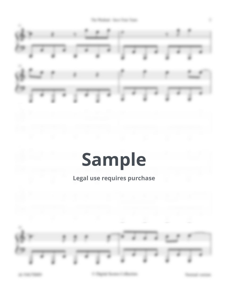 The Weeknd - Save Your Tears Sheets by Digital Scores Collection