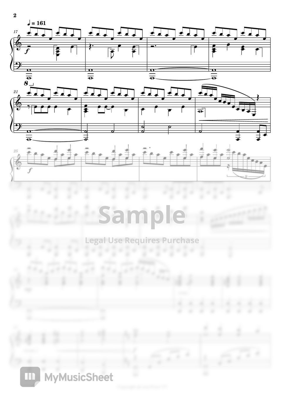 SiM - UNDER THE TREE نوتة موسيقية by Piano VI