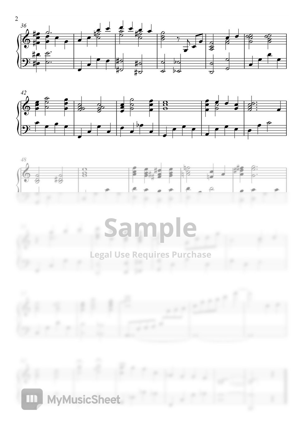 Christmas Carol - White Christmas Sheet Music by PianoYA