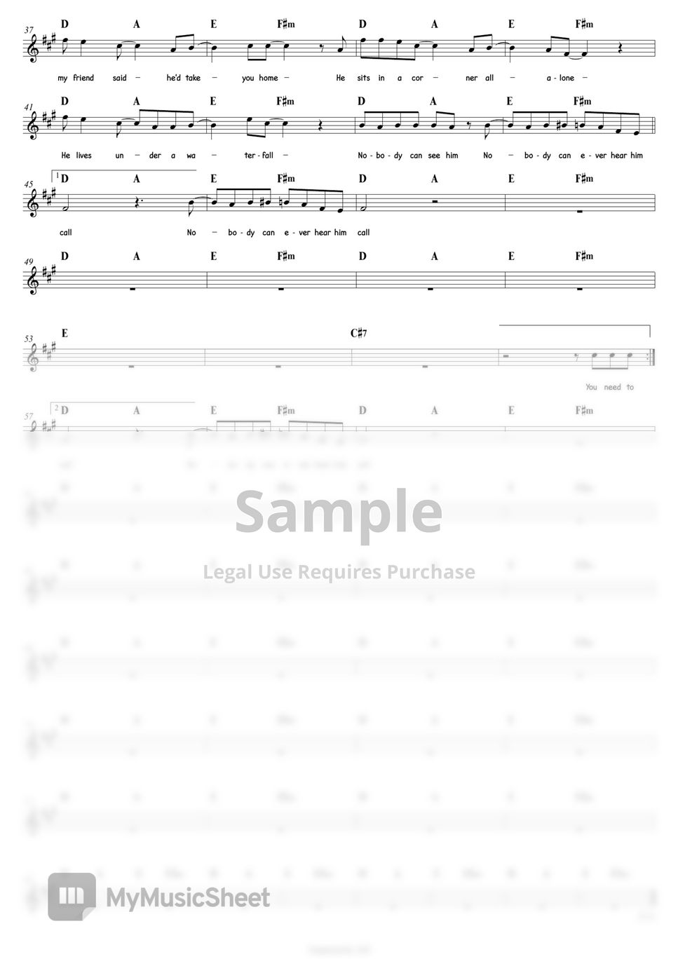 Oasis - Supersonic | Vocal Sheets