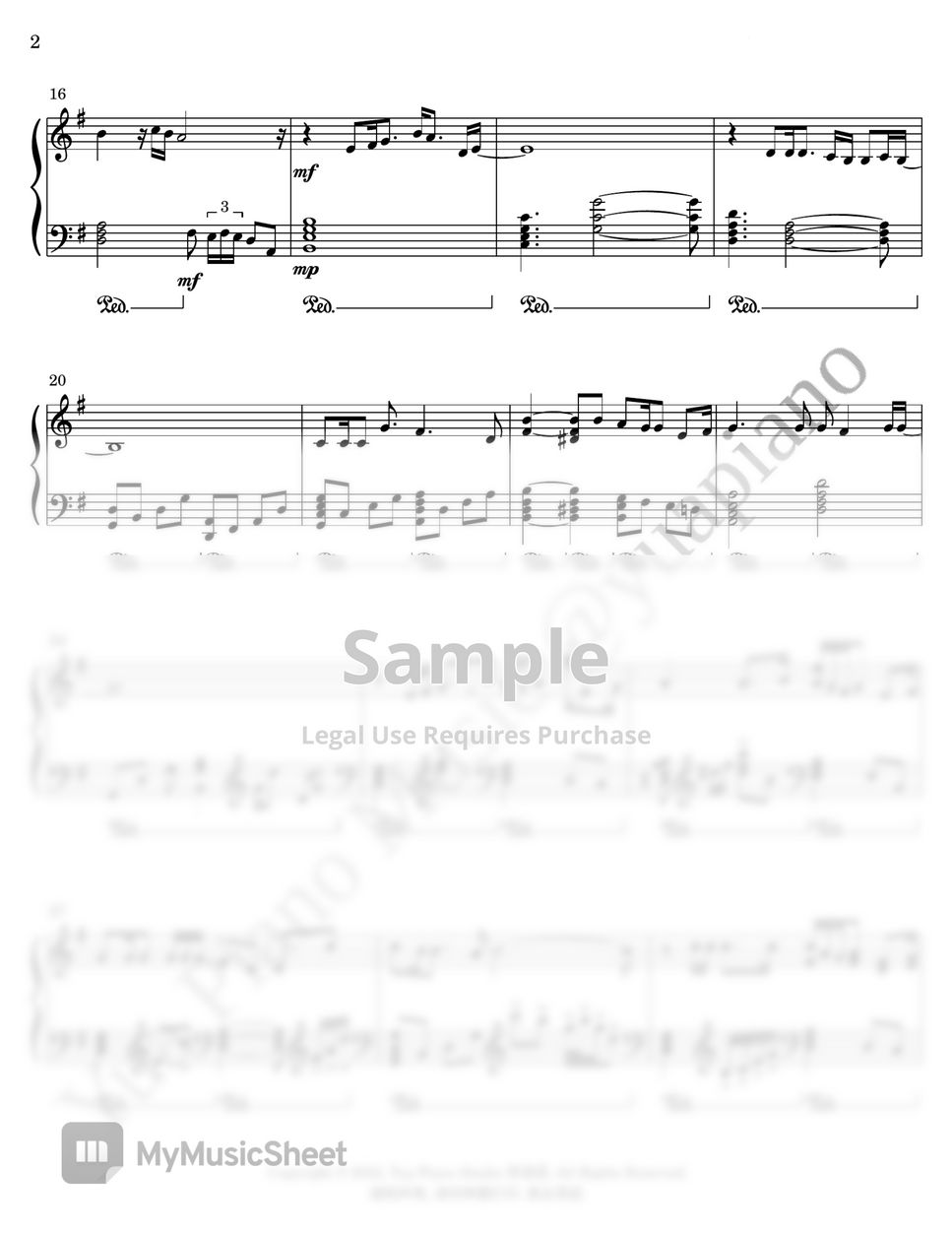 7!! - Your Lie In April「 Orange / オレンジ 」 Sheet Music by 宋涵语 / Hanyu ...