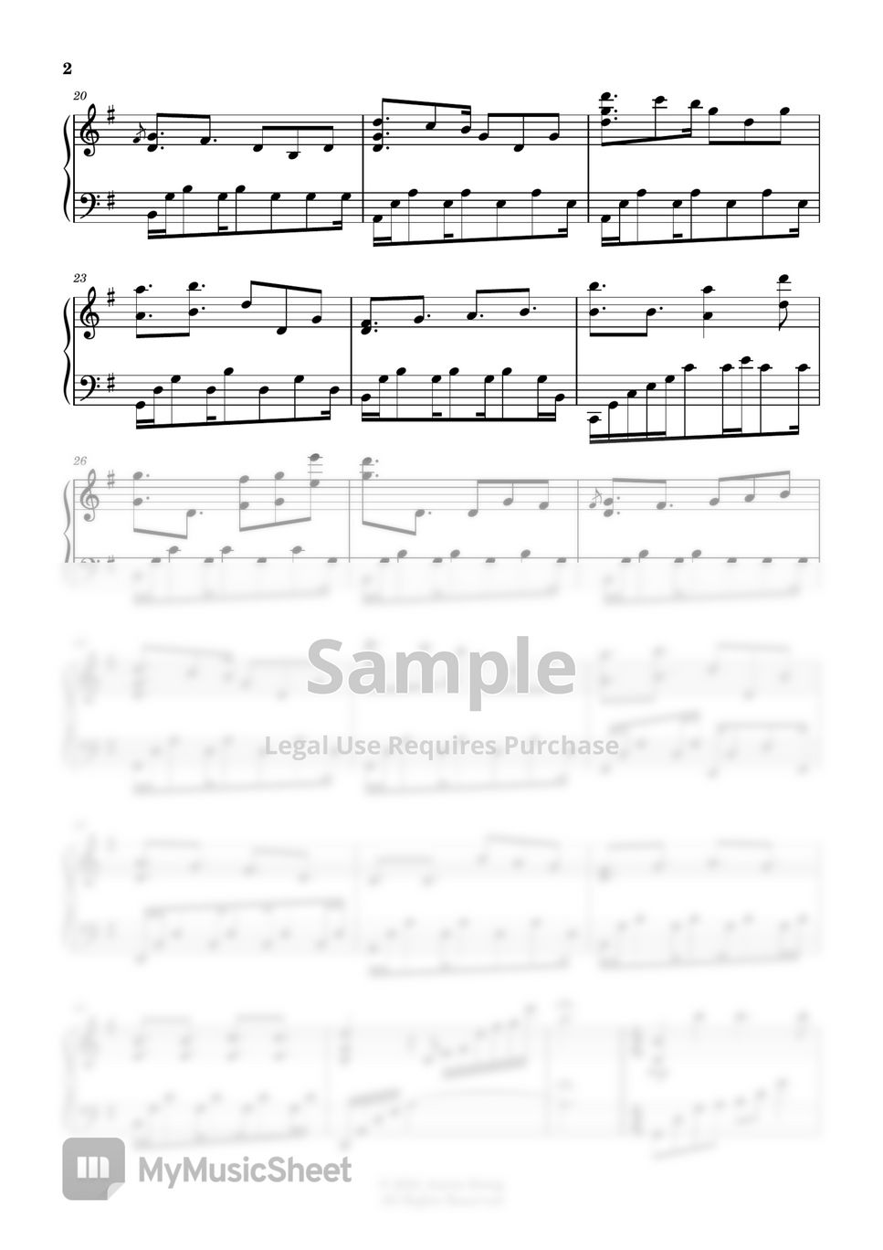 Aaron Xiong - Remember The Scene Sheet by Aaron Xiong