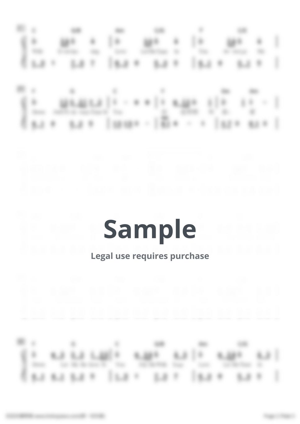 日向大介(DAISUKE HINATA) - [簡譜]-莫文蔚(Karen Mok) - 戀一世的愛(Fill Me With Your Love)(附歌詞 和弦) 악보 by pichia