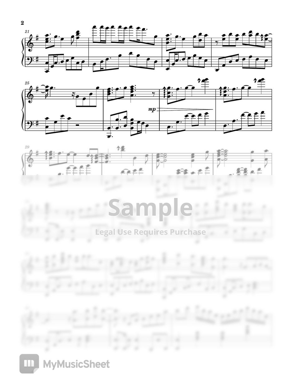 LiSA - Gurenge (Demon Slayer OP) Sheets by enerkachu