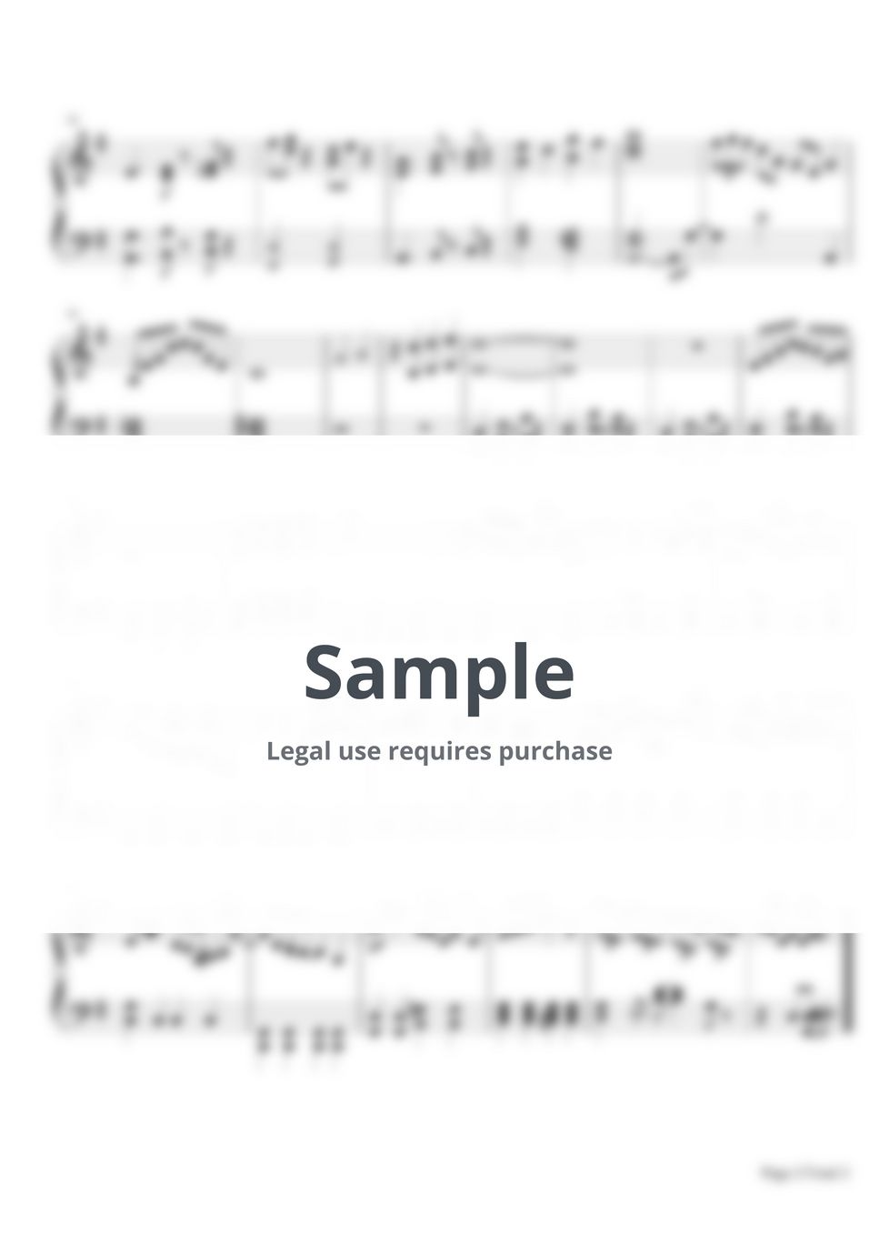 RADWIMPS - Akogare Cafe (Your Name OST) 楽譜 by dogemusic