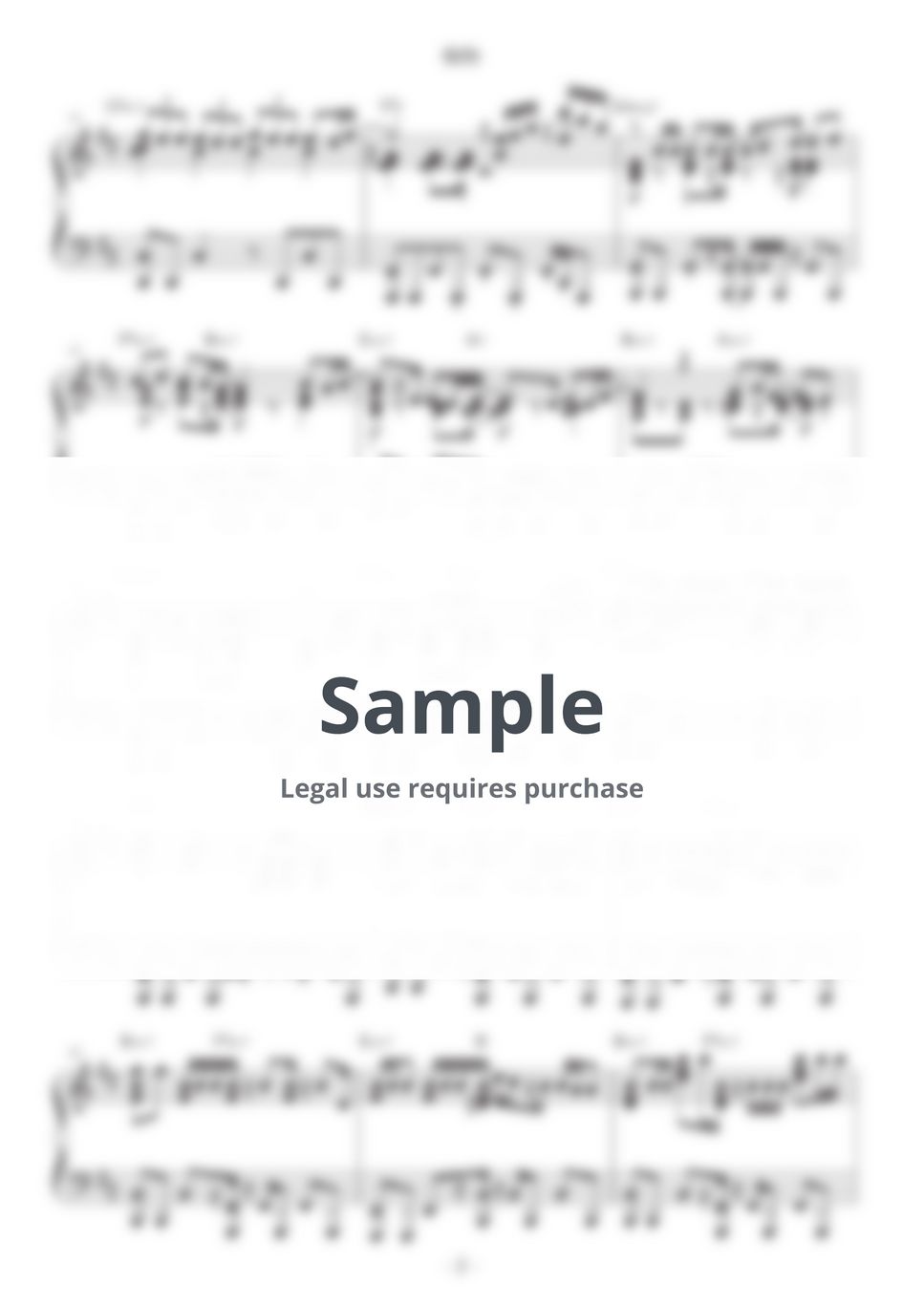 RADWIMPS - 賜物 Sheets by HARU KOBA