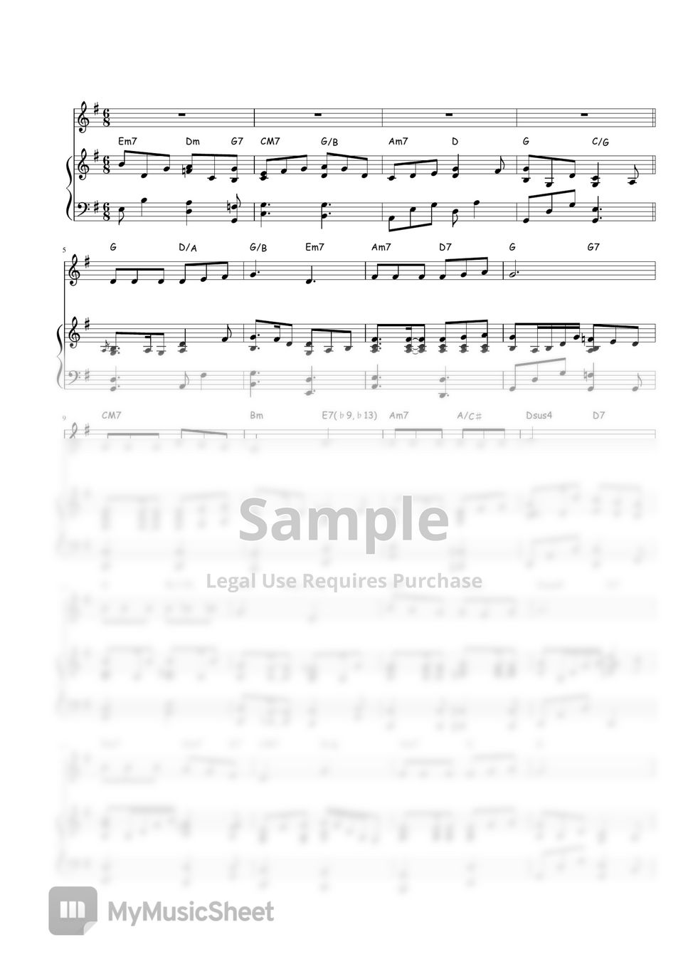 J Mcgranahan 빈들에 마른 풀 같이 G Key Sheet By 생명의건반