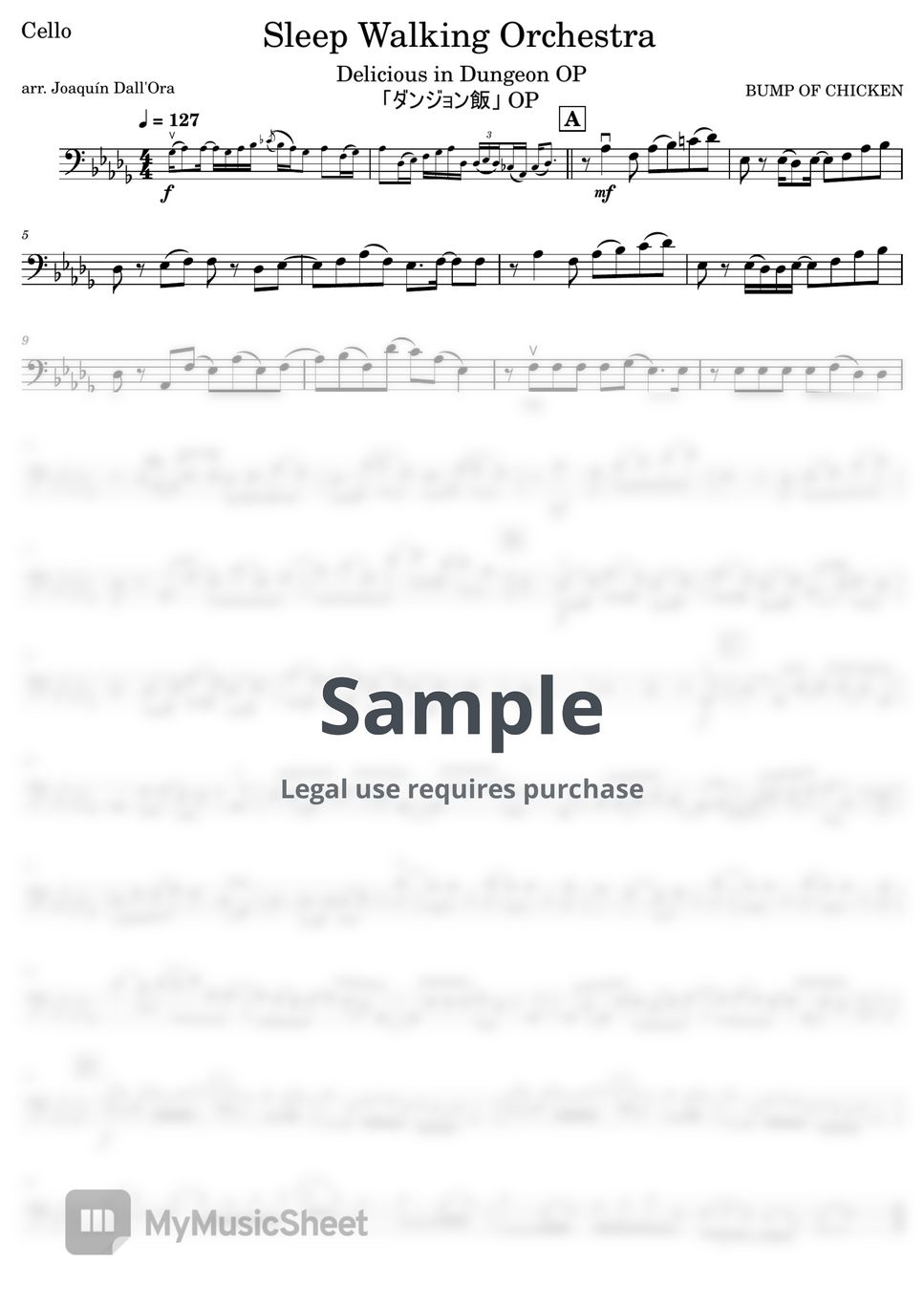 BUMP OF CHICKEN - Sleep Walking Orchestra (TV Size) | Dungeon Meshi OP ...