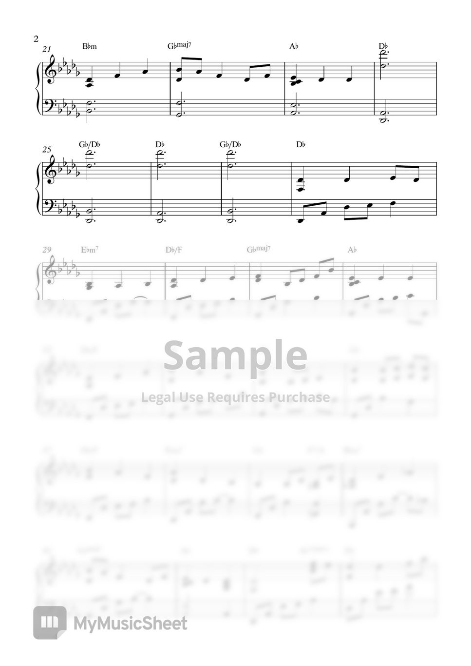 찬송가 내 맘의 주여 소망되소서 Sheets By 글로리뮤직