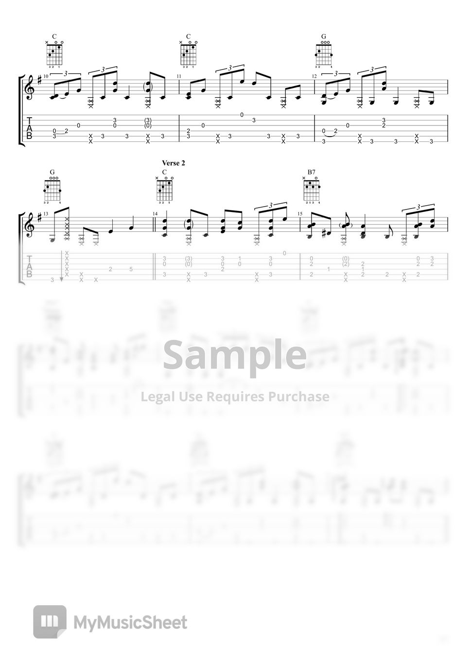 Carpenters | Fingerstyle Guitar - Close to You Sheets by Kenneth Acoustic