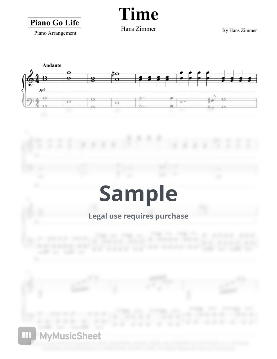 Hans Zimmer - Time (Inception) - Hans Zimmer - Time (Inception) Sheets ...