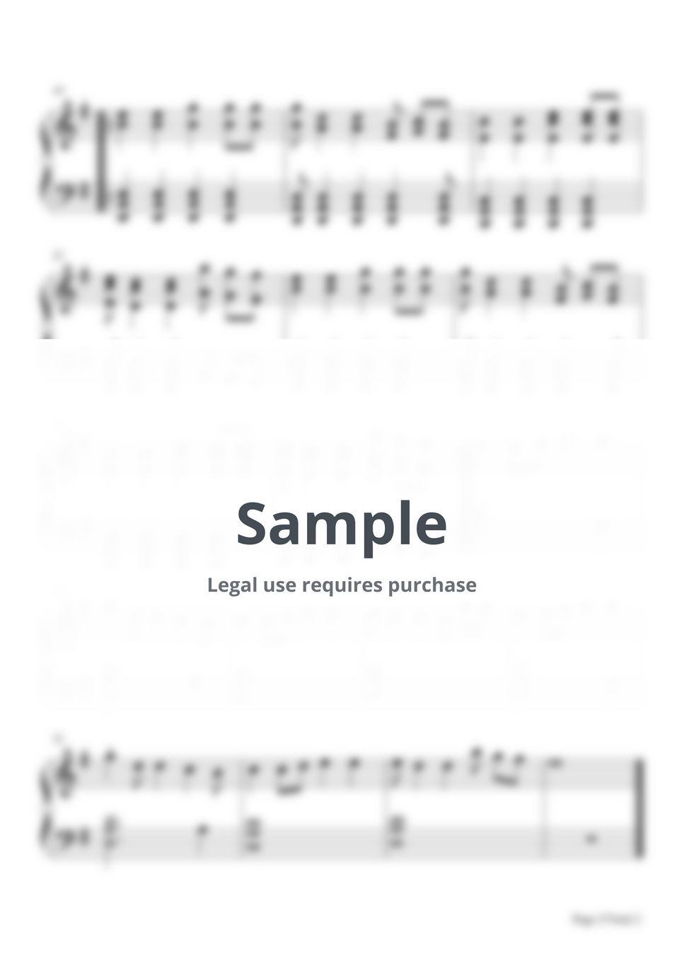 DJVI - Cant Let Go (Geometry Dash) Sheet Music by dogemusic