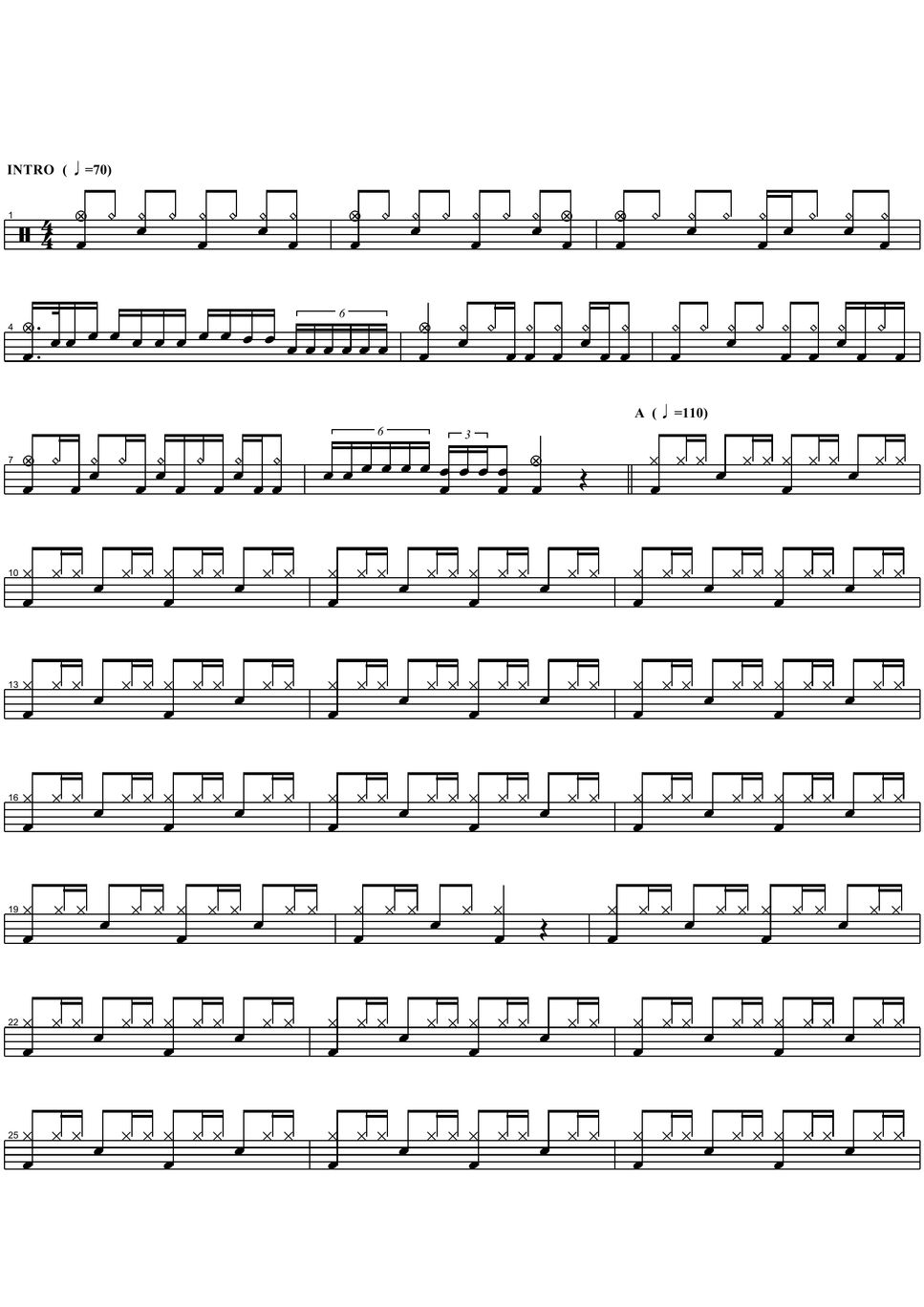 조용필 고추잠자리 Sheets By Copydrum