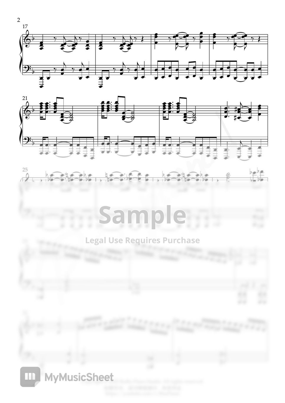 Monster Hunter Rise - Malzeno Theme Sheet Music by Ru's Piano