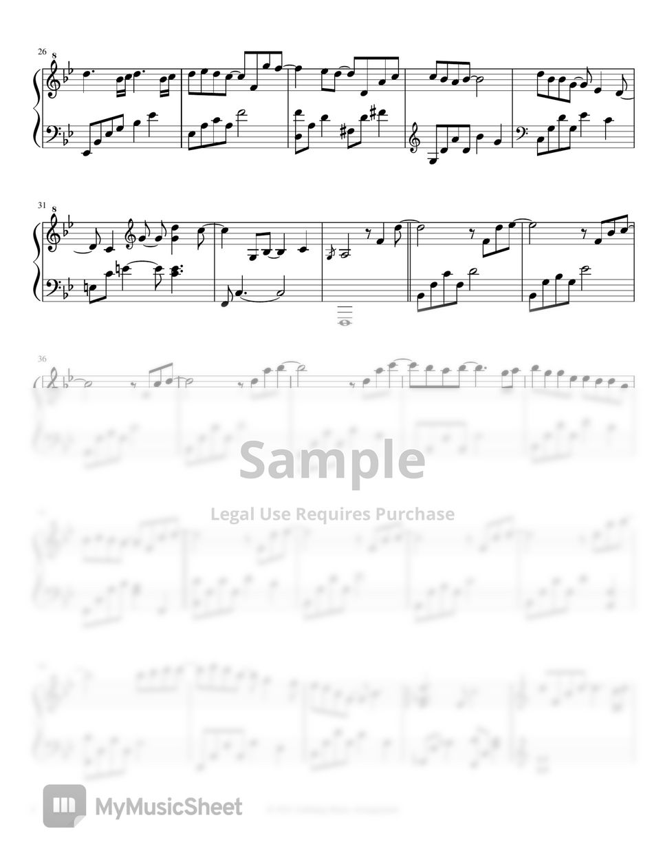 Beatrice - MY SEA (Transcribed) نوتة by Le Manh Hung