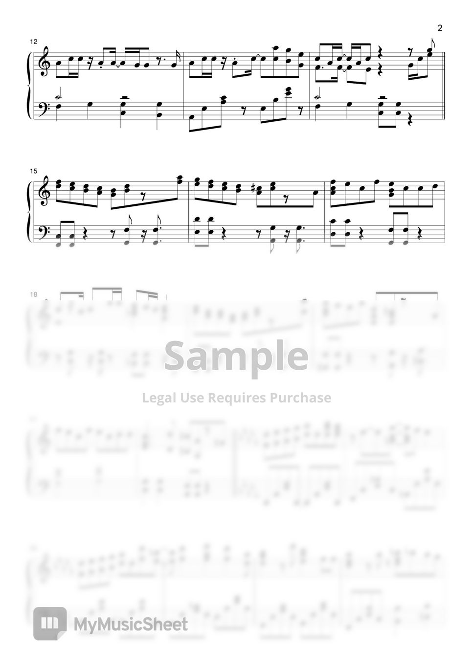 YOASOBI - Haruka Sheets by THETA PIANO