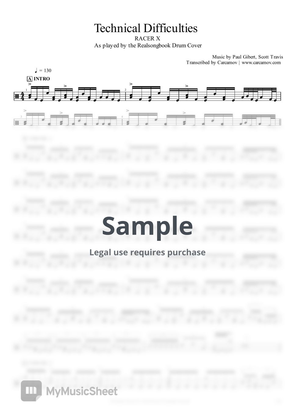 RACER X - Technical Difficulties Лист by Pablo Carcamo