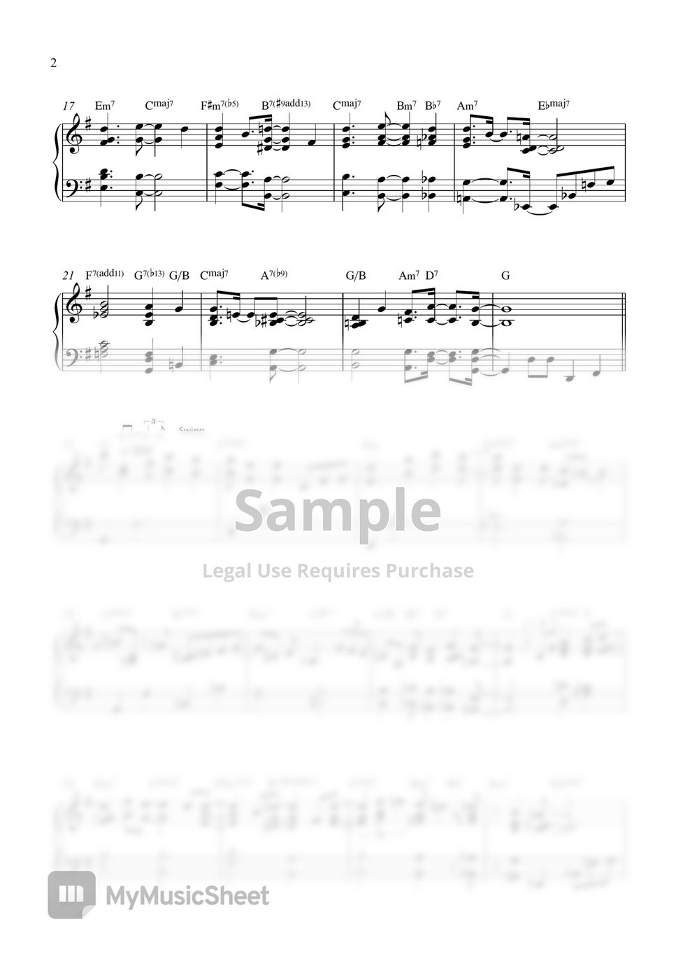 Piano Solo 내주를가까이 Nearer My God To Thee 찬송가 특송연주 악보 By 최수민