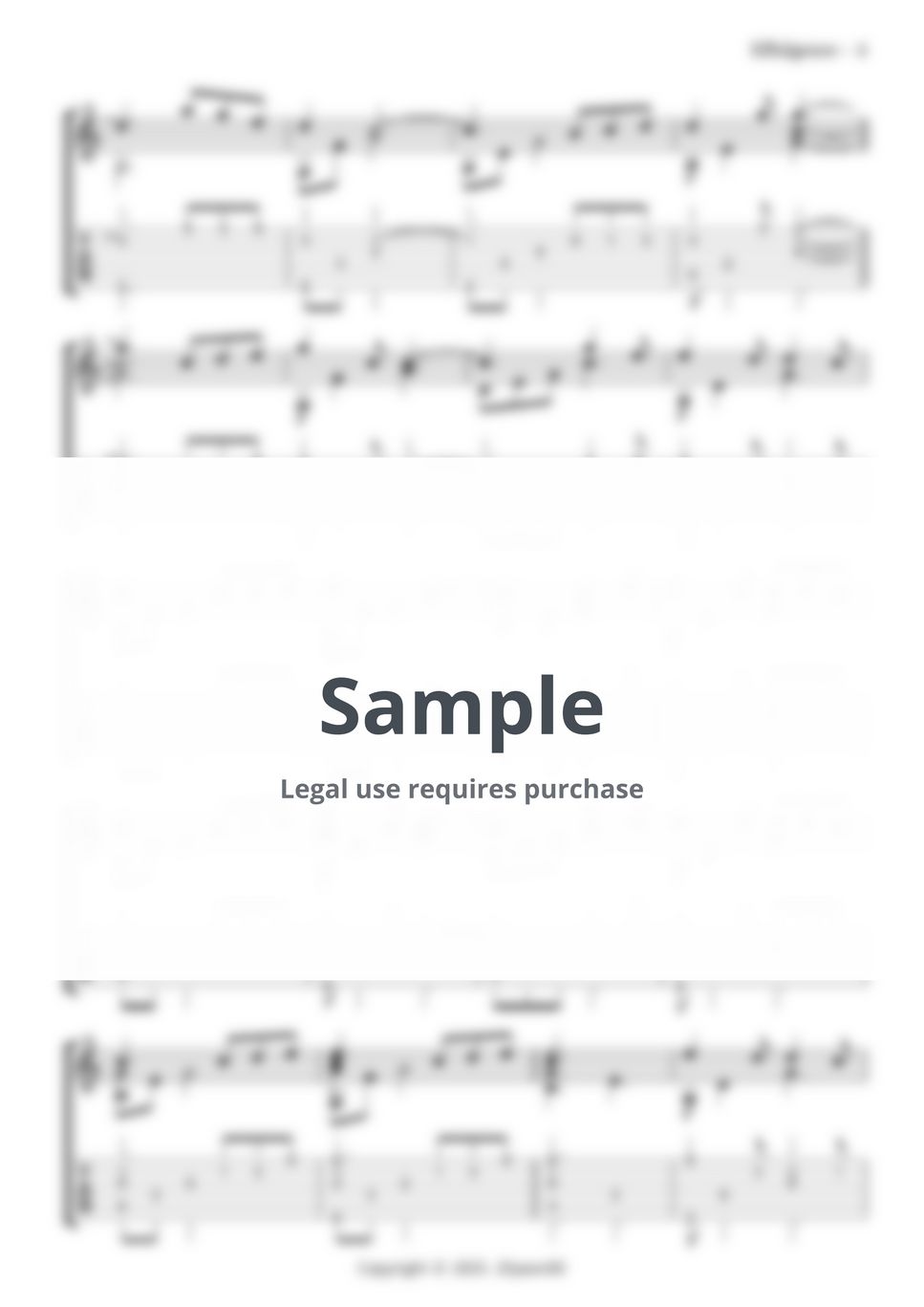 Matryoshka - Effulgence 타브+단선 악보 by 20yeon00