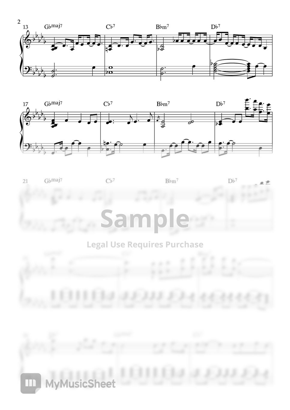 honne-day-1-sheets-by-song-s-piano