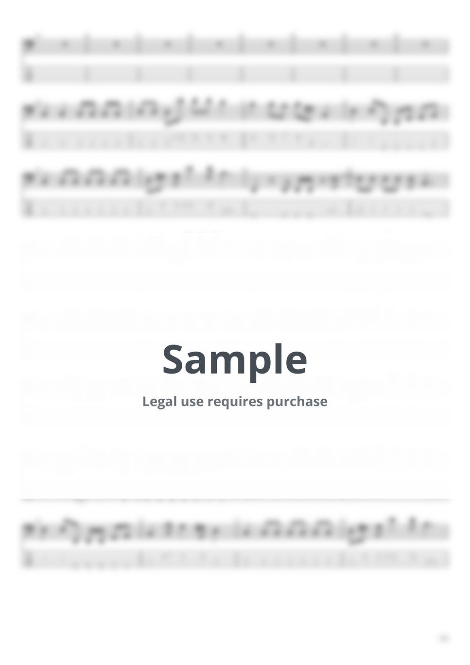 Yorushika - 又三郎 Tab + 1staff by Zzero Gu