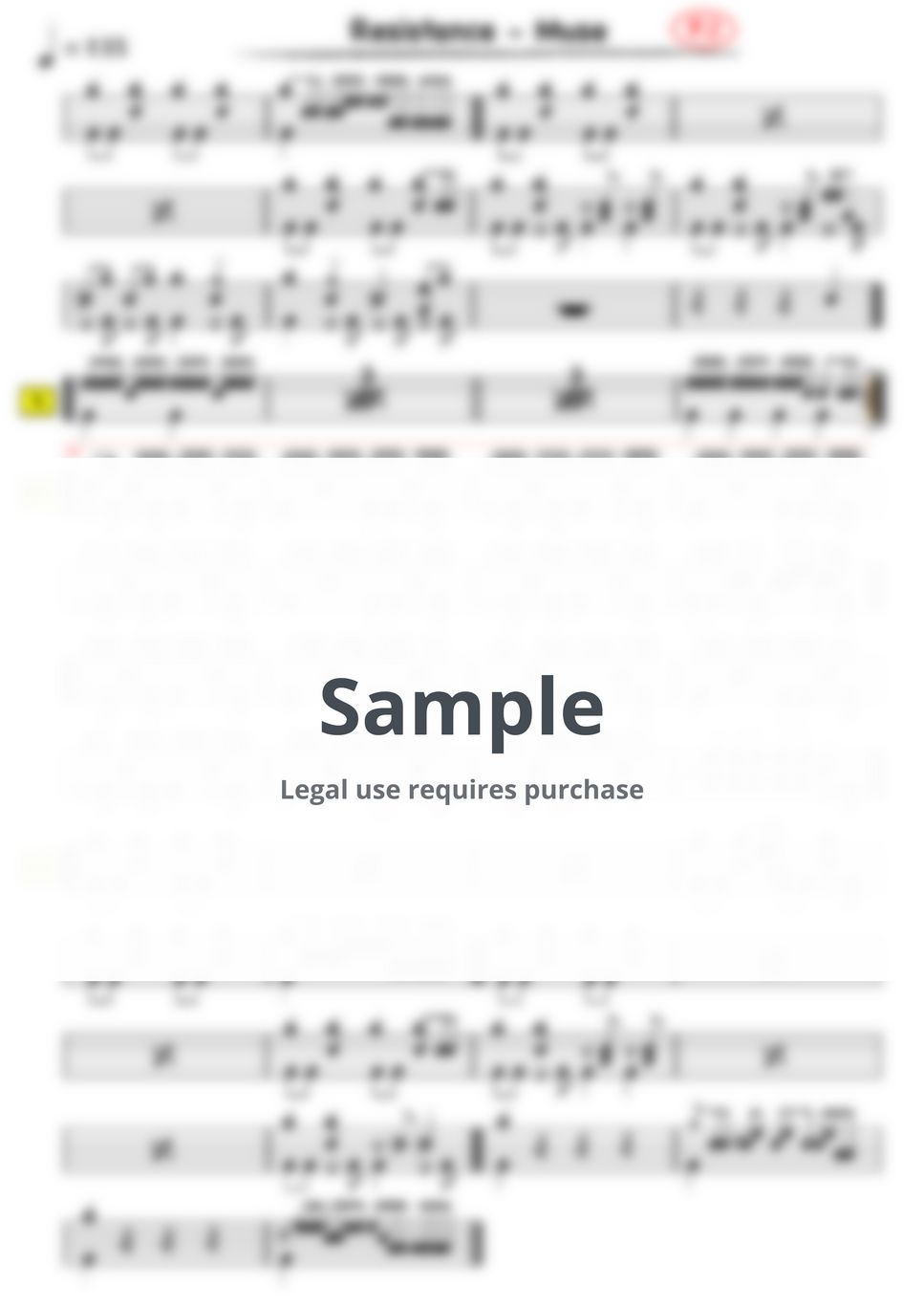 Muse - Resistance Sheets by 鼓譜市集