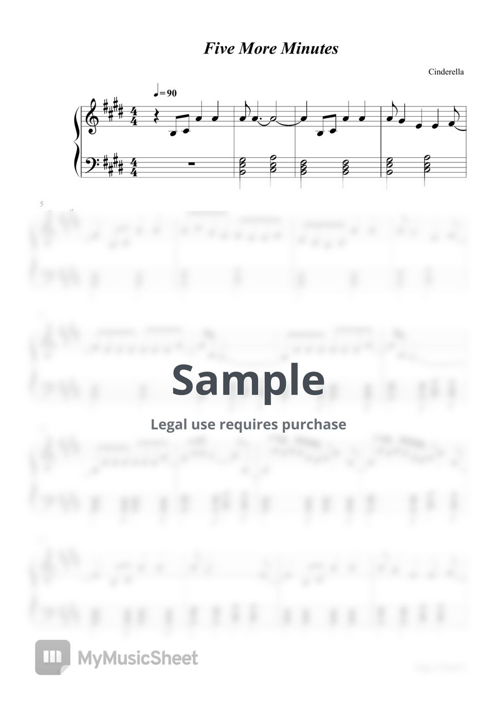 Jonas Brothers - Five More Minutes (Jonas Brothers) Sheets by Yilun