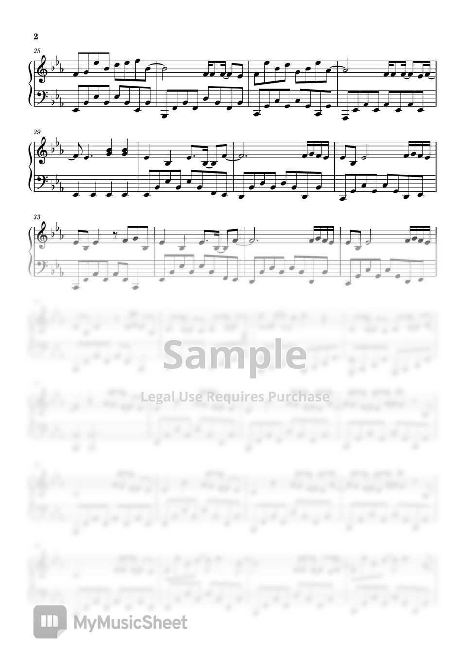 Chloe Adams - Pretty's On The Inside Sheet Music by Solkeys