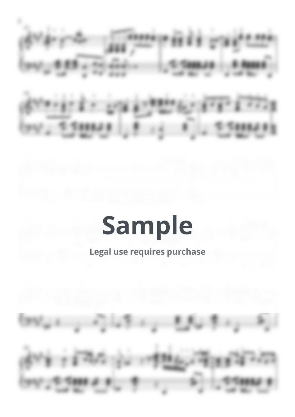 Def Leppard - Two Steps Behind Sheet Music by Adelina Piano