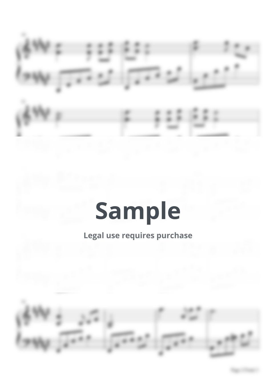 Bandari - The First Snowflakes Sheet Music by dogemusic