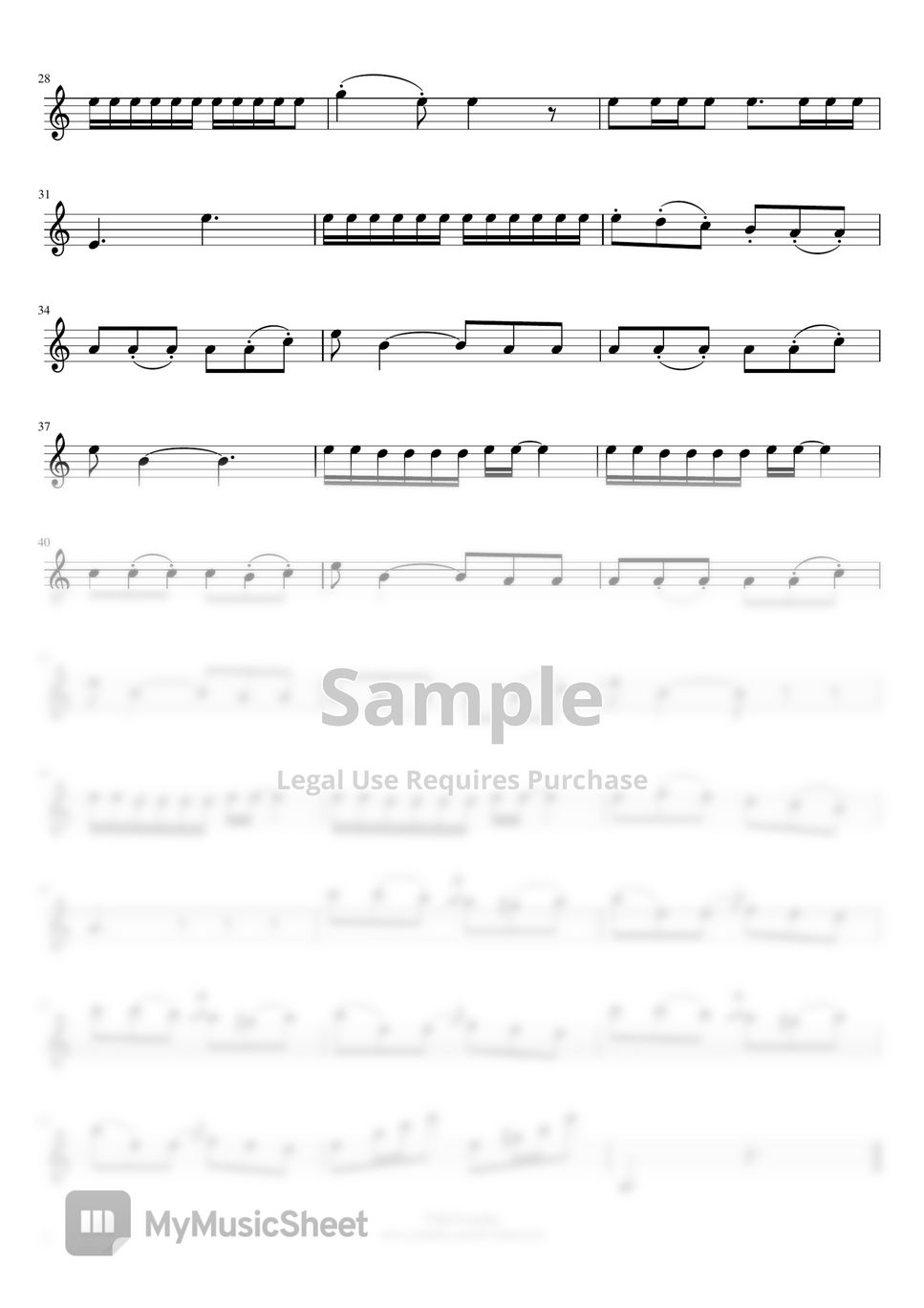 블랙핑크 - Shut Down (쉬운악보) Sheets by 캣올린CatOlin