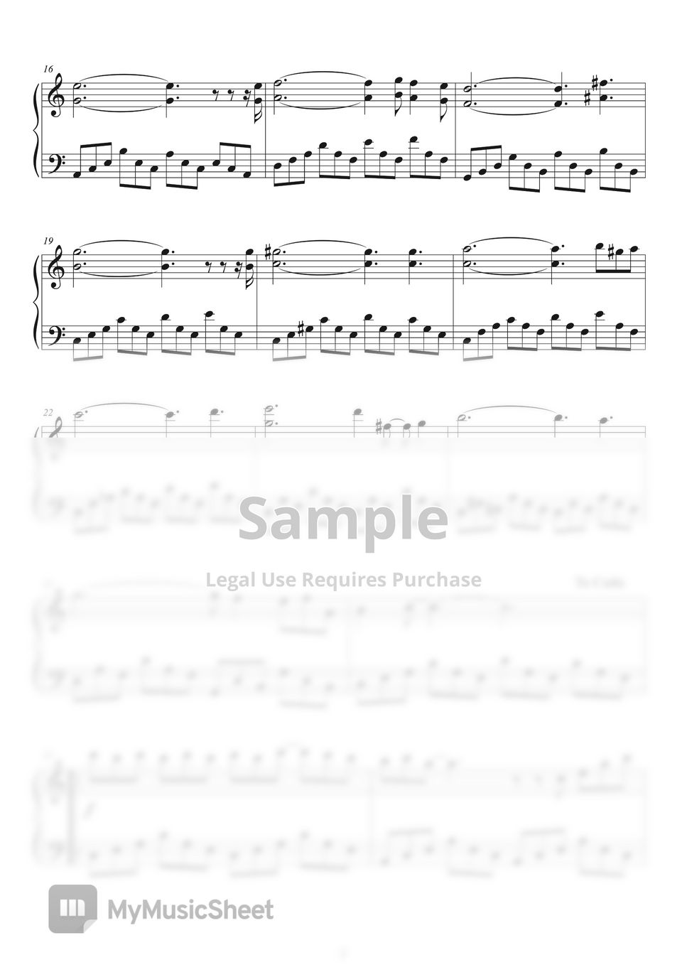 Maksim Mrvica - Claudine Sheet Music by Benny Chaw