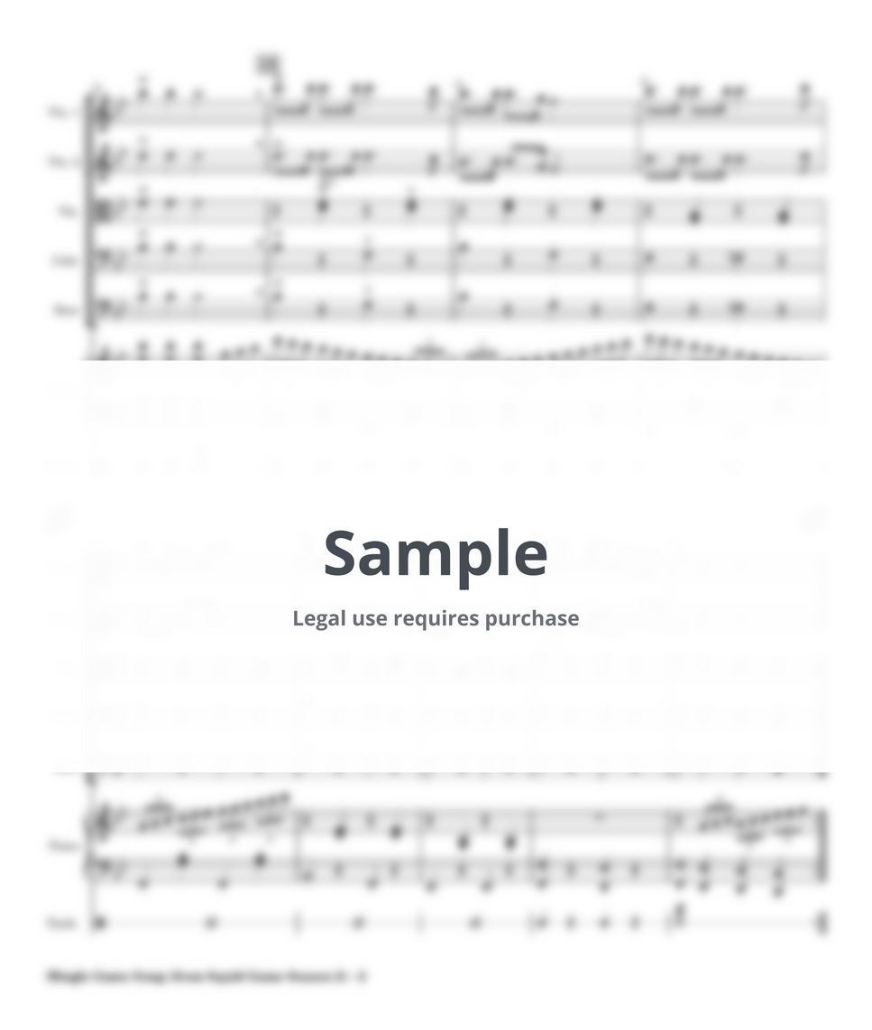 Korean Nursery Rhyme - Mingle Game Song (from Squid Game S2) - Orchestra - Full Score Sheets by ...