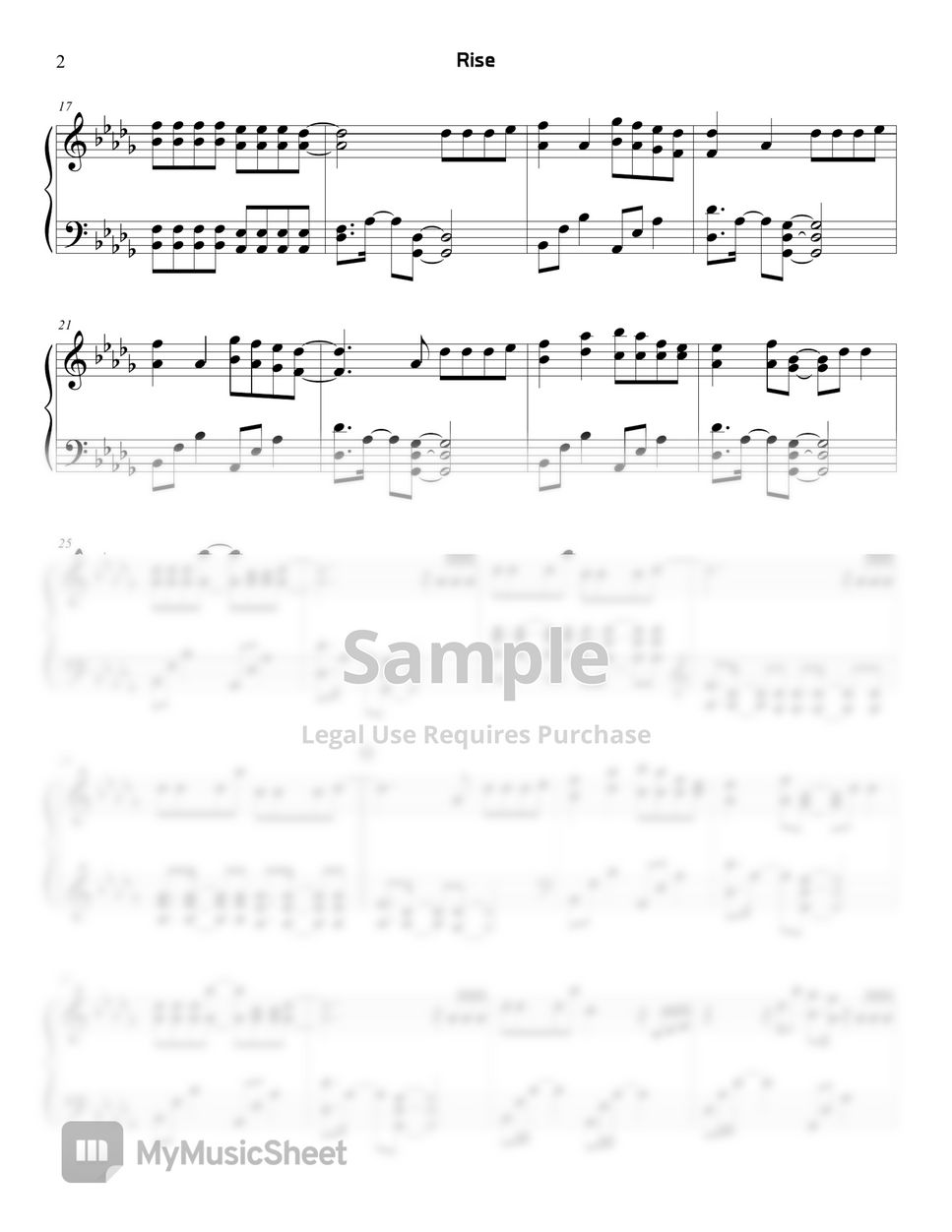 Rise - Jonas Blue (Feat. Jack & Jack) Nutowy