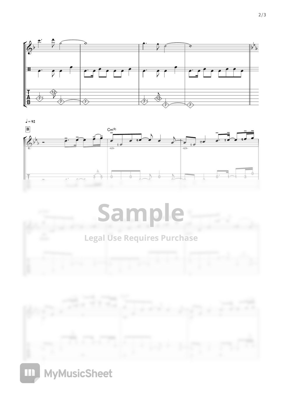 Game Music - The Legend of Mir II Sheet Music by Paddy Sun