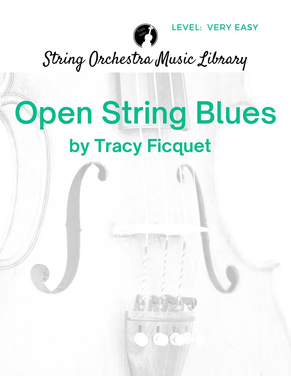 Tracy Ficquet - Open String Blues Sheets