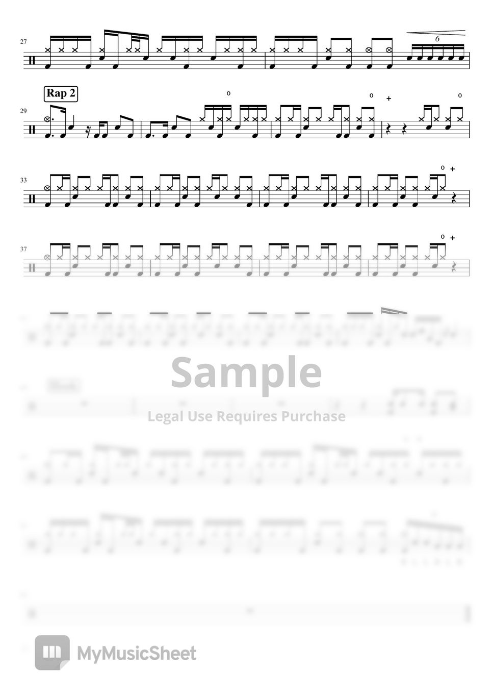 지코 - 새삥 (Lv3) Sheet by yeols drum