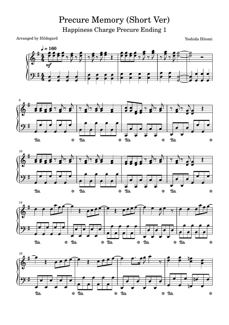 Happiness Charge Precure - Precure Memory (Full Ver) نوتة by Hildegard