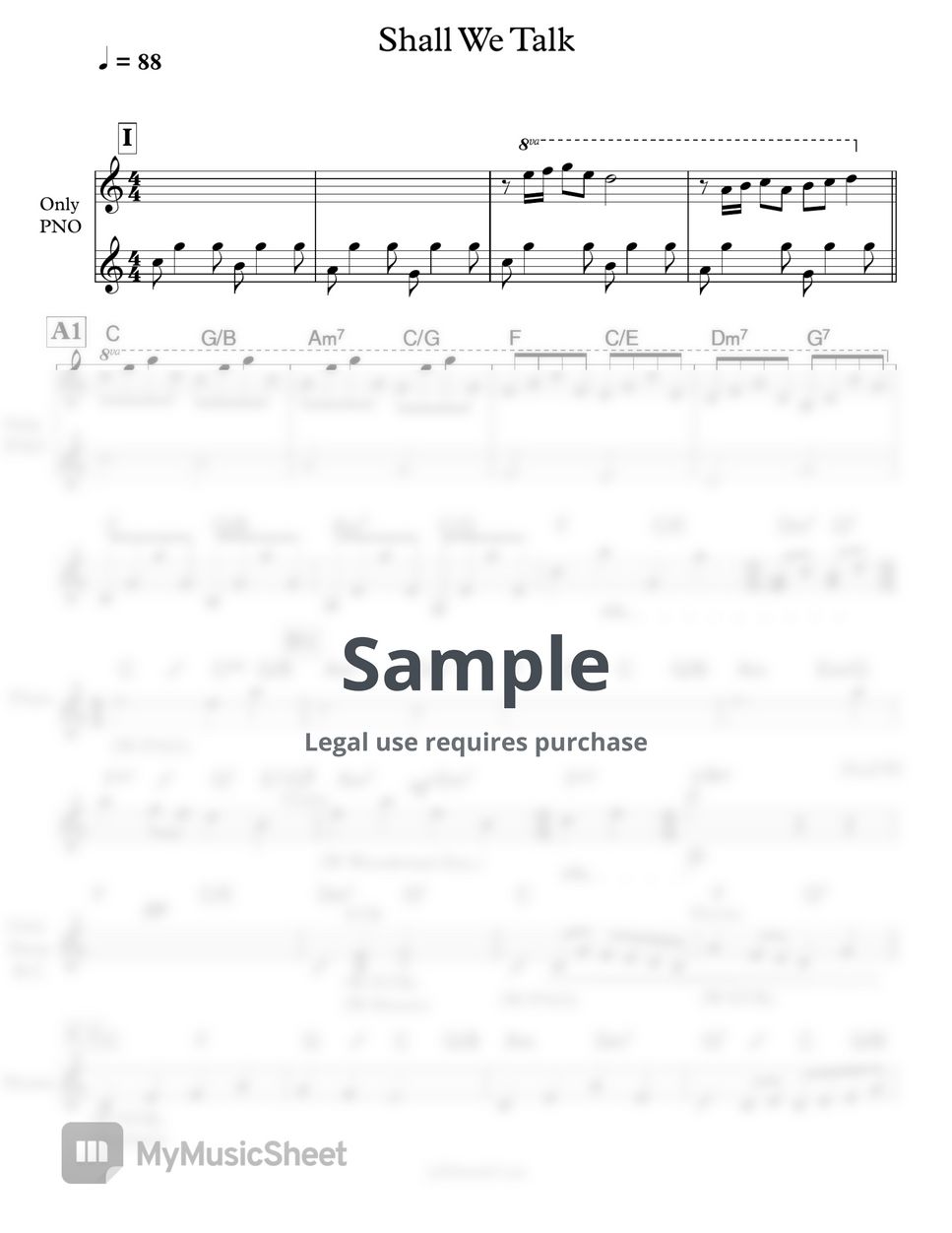 陳奕迅 - Shall we talk TAB+1 Staff by edward8561