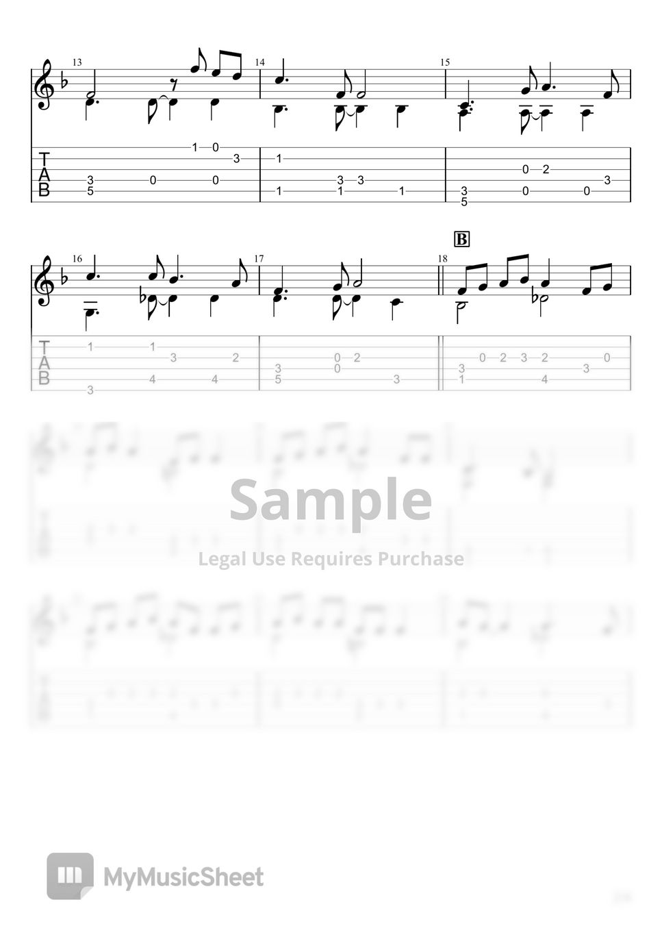 Soushi Sakiyama Akari Fingerstyle Sheets By U3danchou