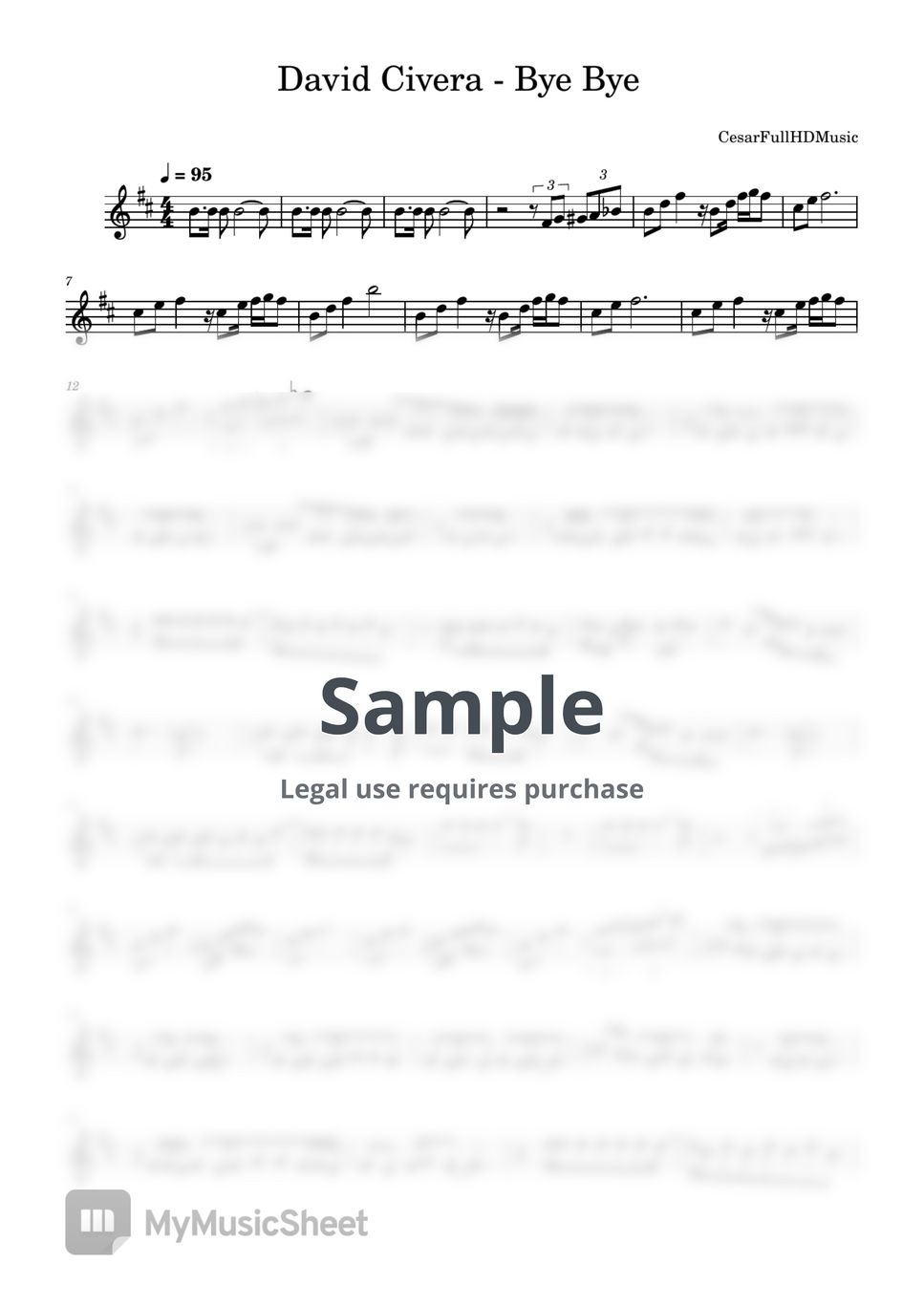 David Civera - Bye Bye Sheets