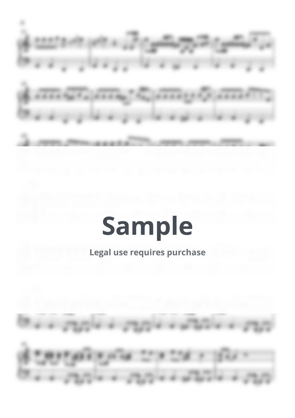 Creepy Nuts Bling Bang Bang Born Mashle Piano Sheet Music