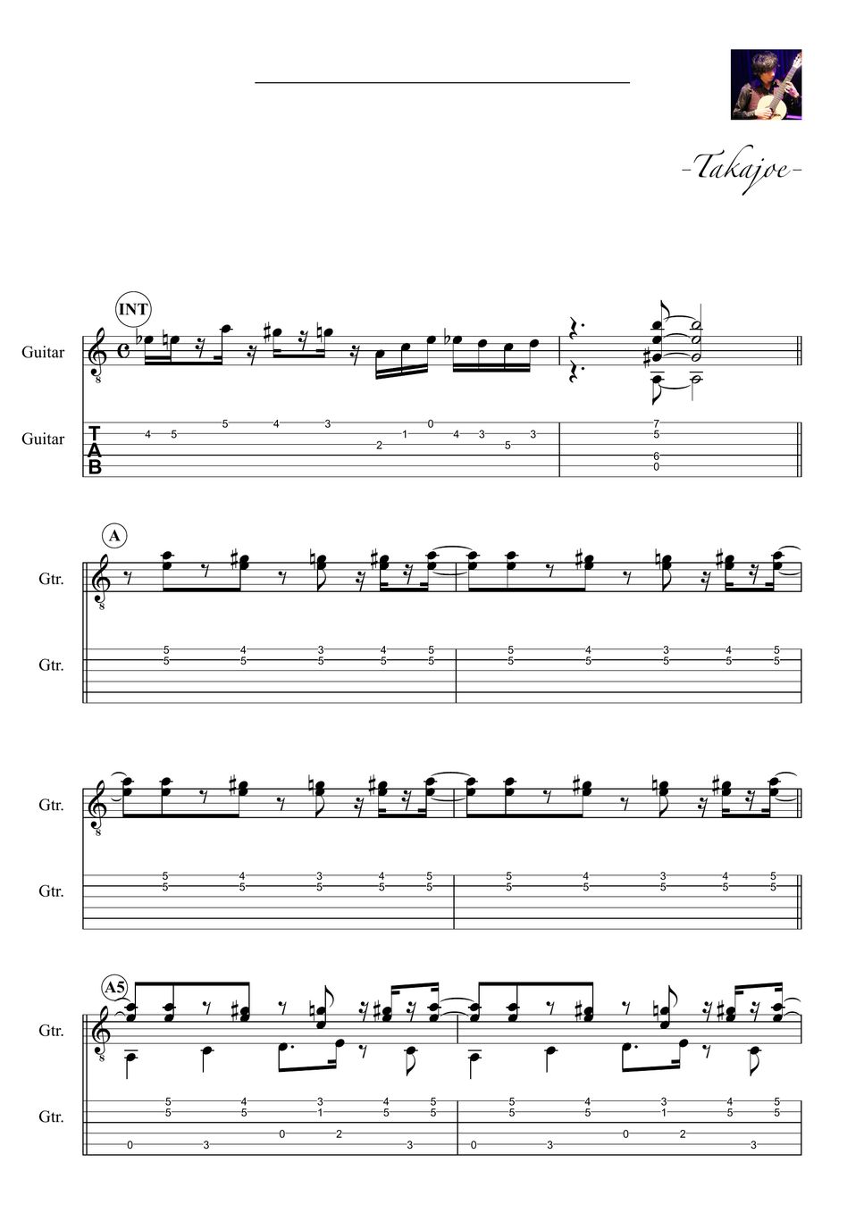 ALI - Wild Side (BEASTARS op) Sheet by Takajoe