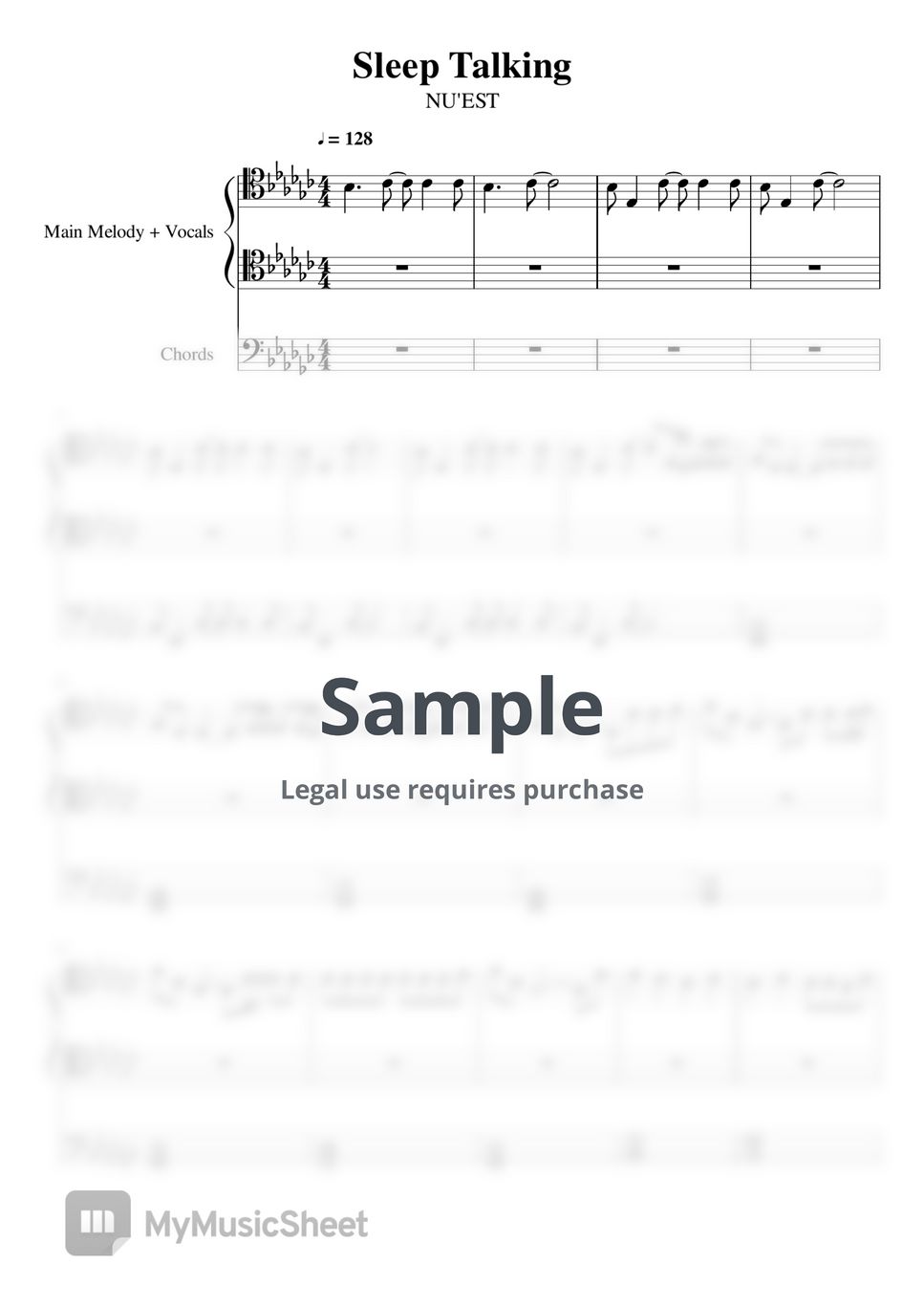 NU'EST - Sleep Talking Sheets by Eskander Aceval