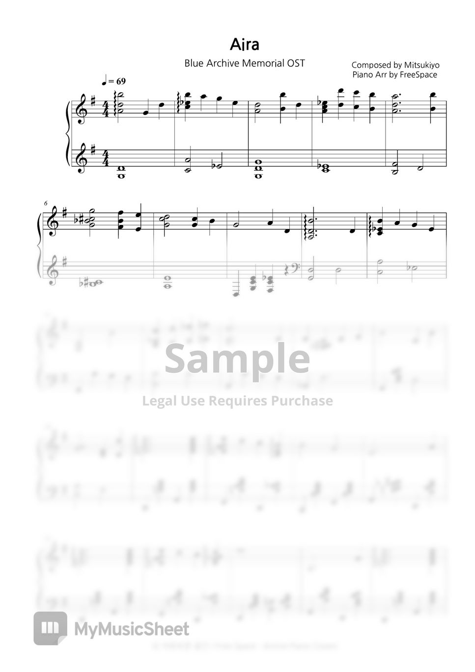 Mitsukiyo - Aira - 블루 아카이브 카요코 메모리얼(Blue Archive Kayoko Memorial) OST ...