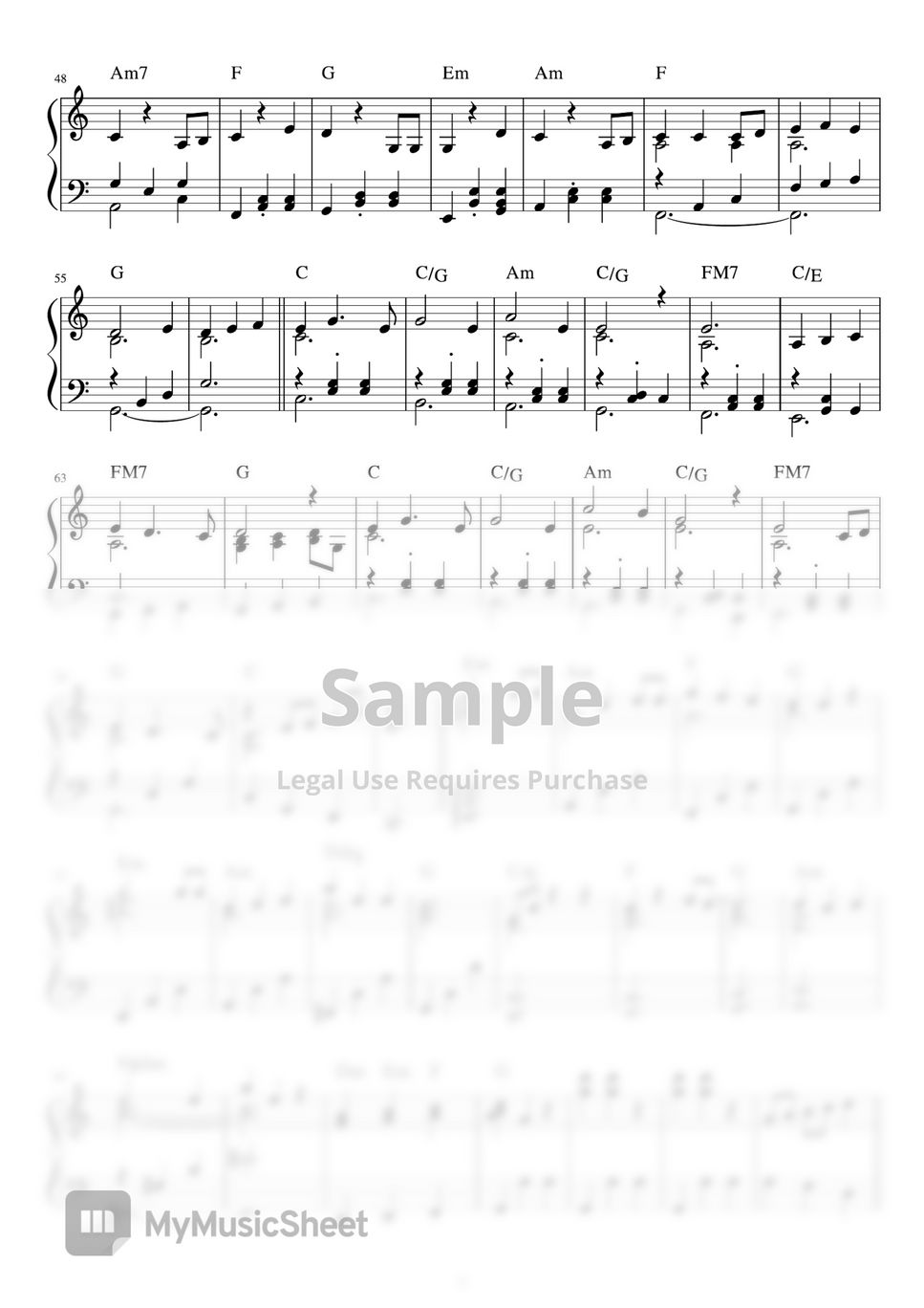 KOKIA - Kuma クマ～くまおの初恋クマったな～[Piano sheet + MIDI] Sheet Music