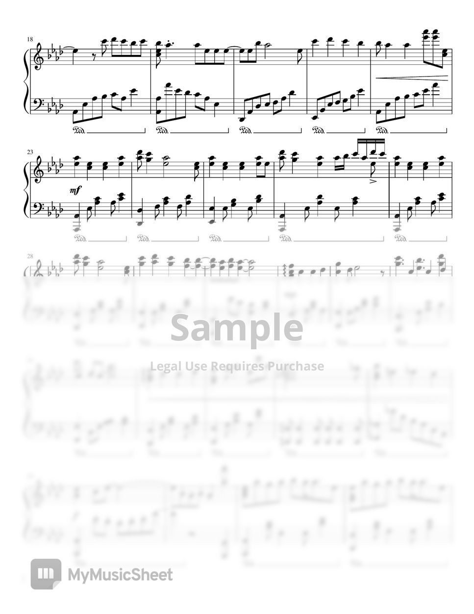 LamazeP Ft. Hatsune Miku - Ai no Uta Sheet by Aoryn (MyReminiscence)