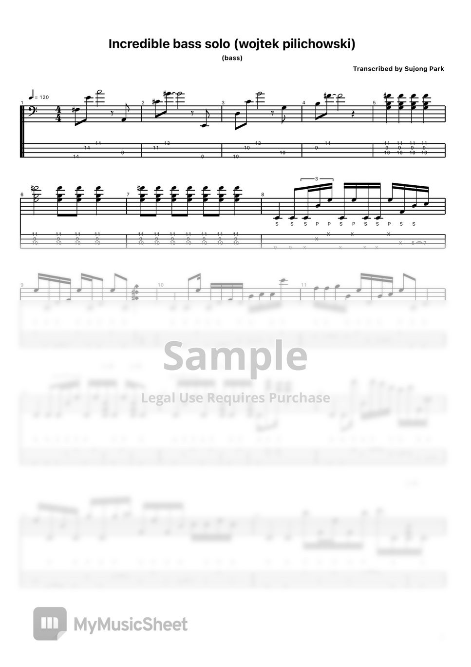 wojtek pilichoski - incredible bass solo (wojtek pilichoski) (베이스 연주곡 ...